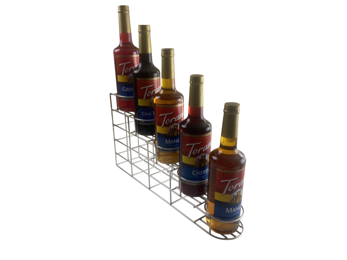 5 Inline Bottle Rack Stainless Steel Wire 19 x4 x10 06221 S 5 Inline Bottle Rack Stainless Steel Wire 19 x4 x10 06221 S
