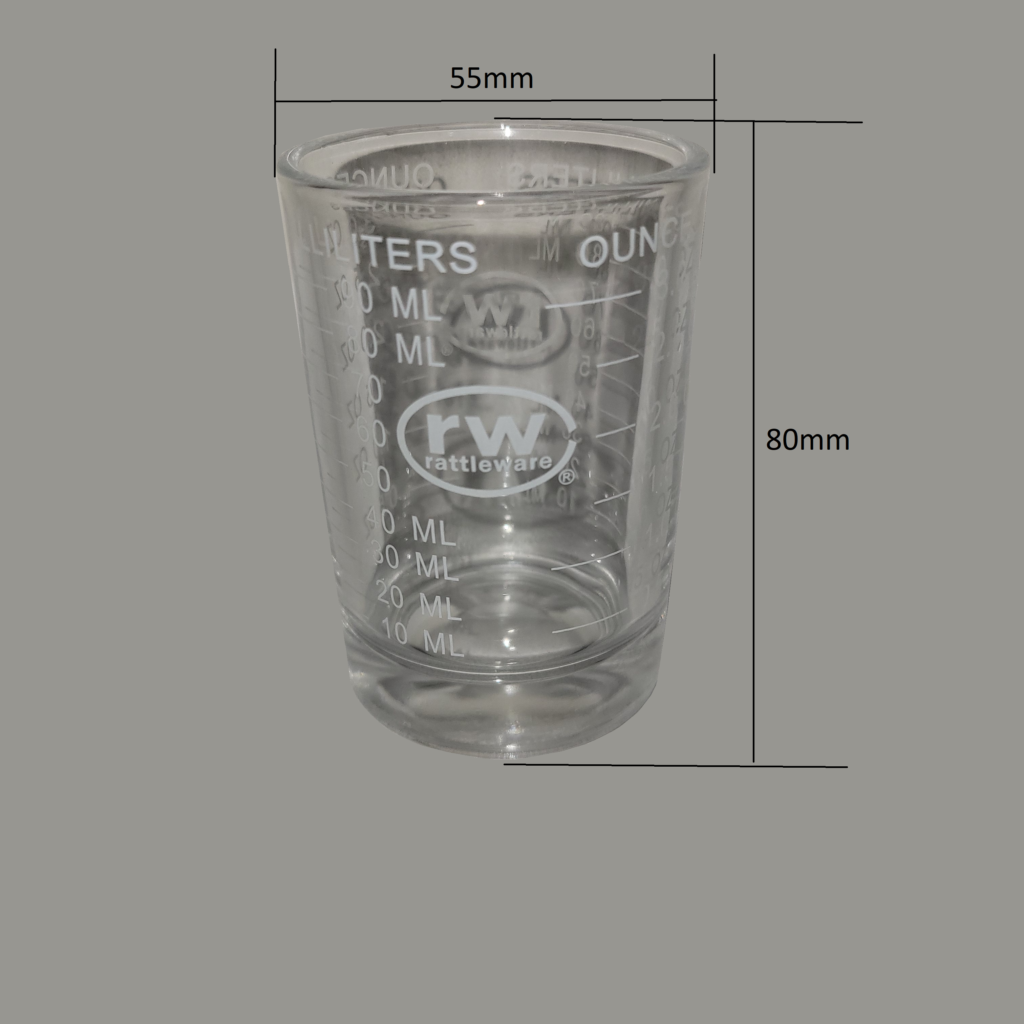 4oz Measuring Glass, with Graduations, 02150 – Rattleware