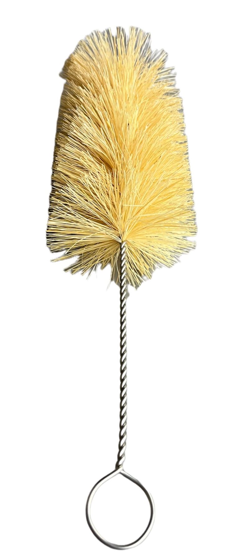 Brush, Natural Coconut Fiber, 70mm, with Hanging Loop – Rattleware