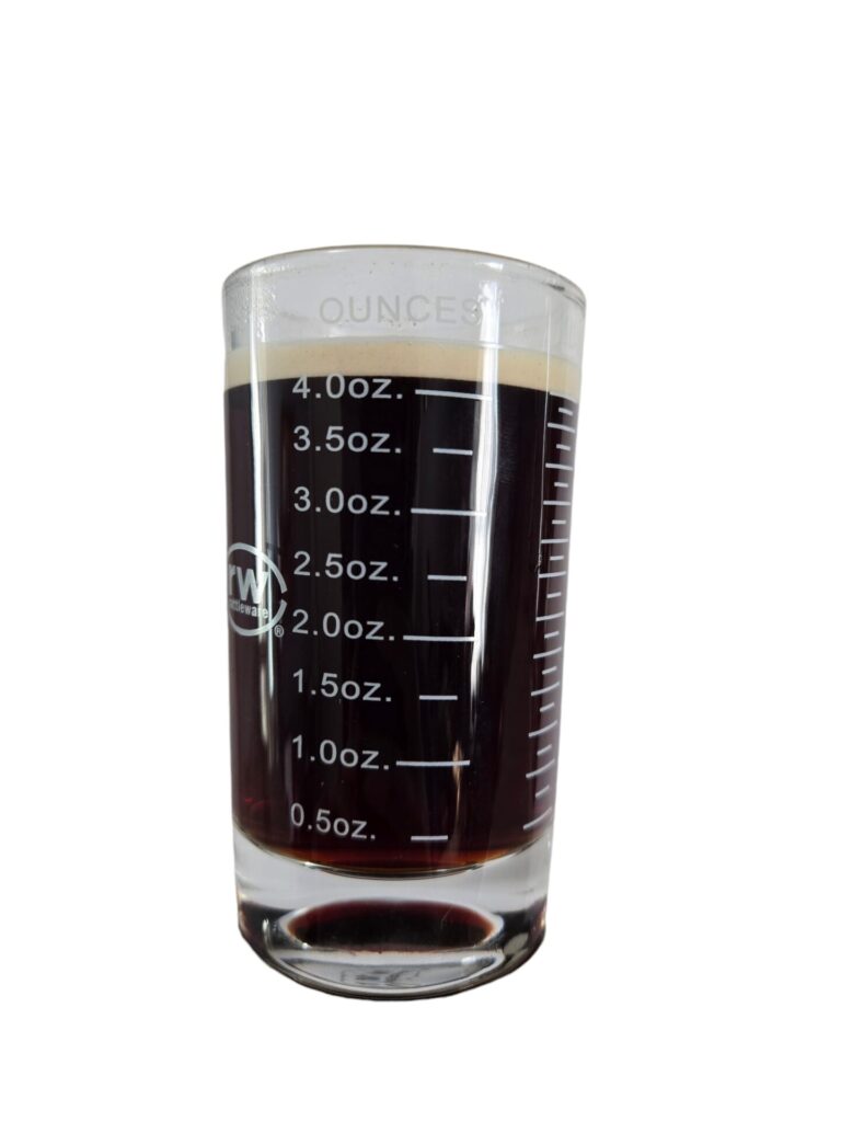 5oz Measuring Glass, White Graduations, No Handle – Rattleware